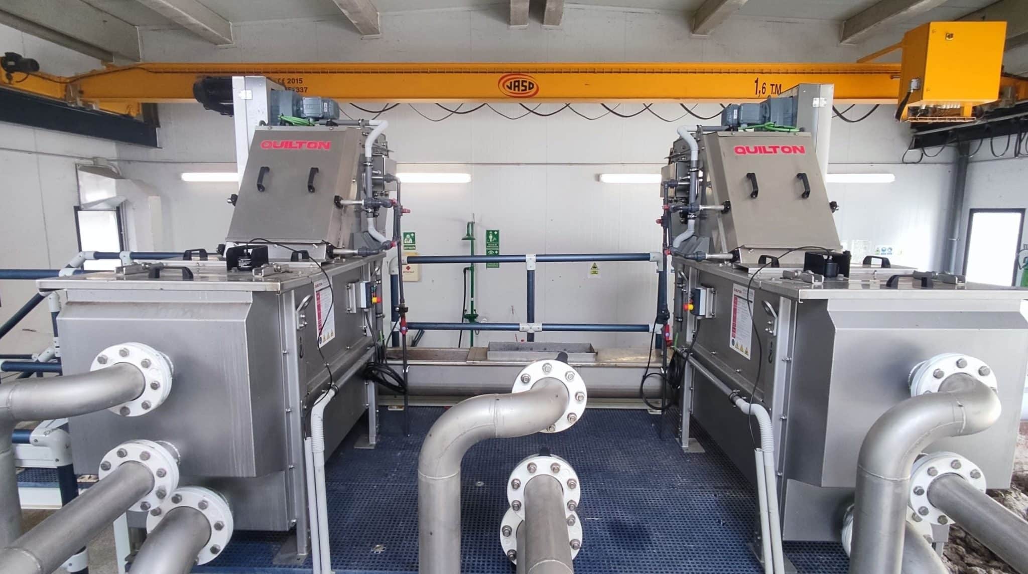 Optimización de línea de fangos en EDAR - Quilton